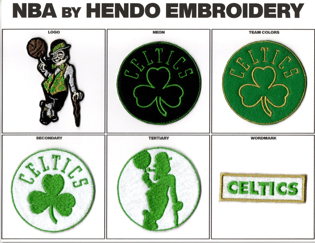 Boston Celtics Appliqué Patches 3 - Etsy