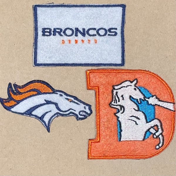 Denver Broncos Fabric - Etsy