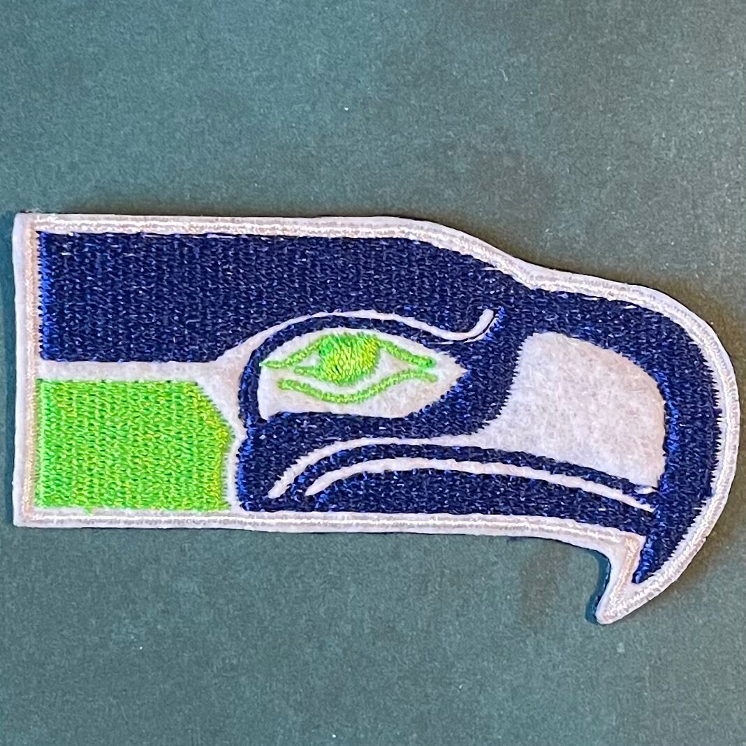 Seattle Seahawks Appliqué Patches - Etsy