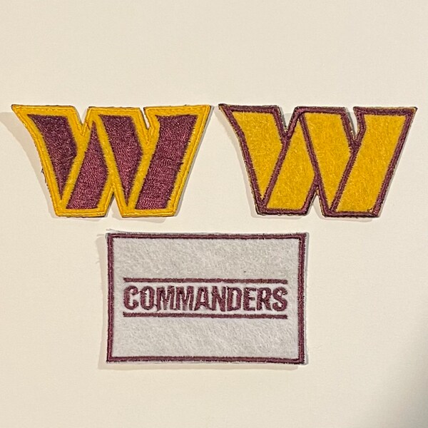 Washington Commanders Sew on Patch - Etsy