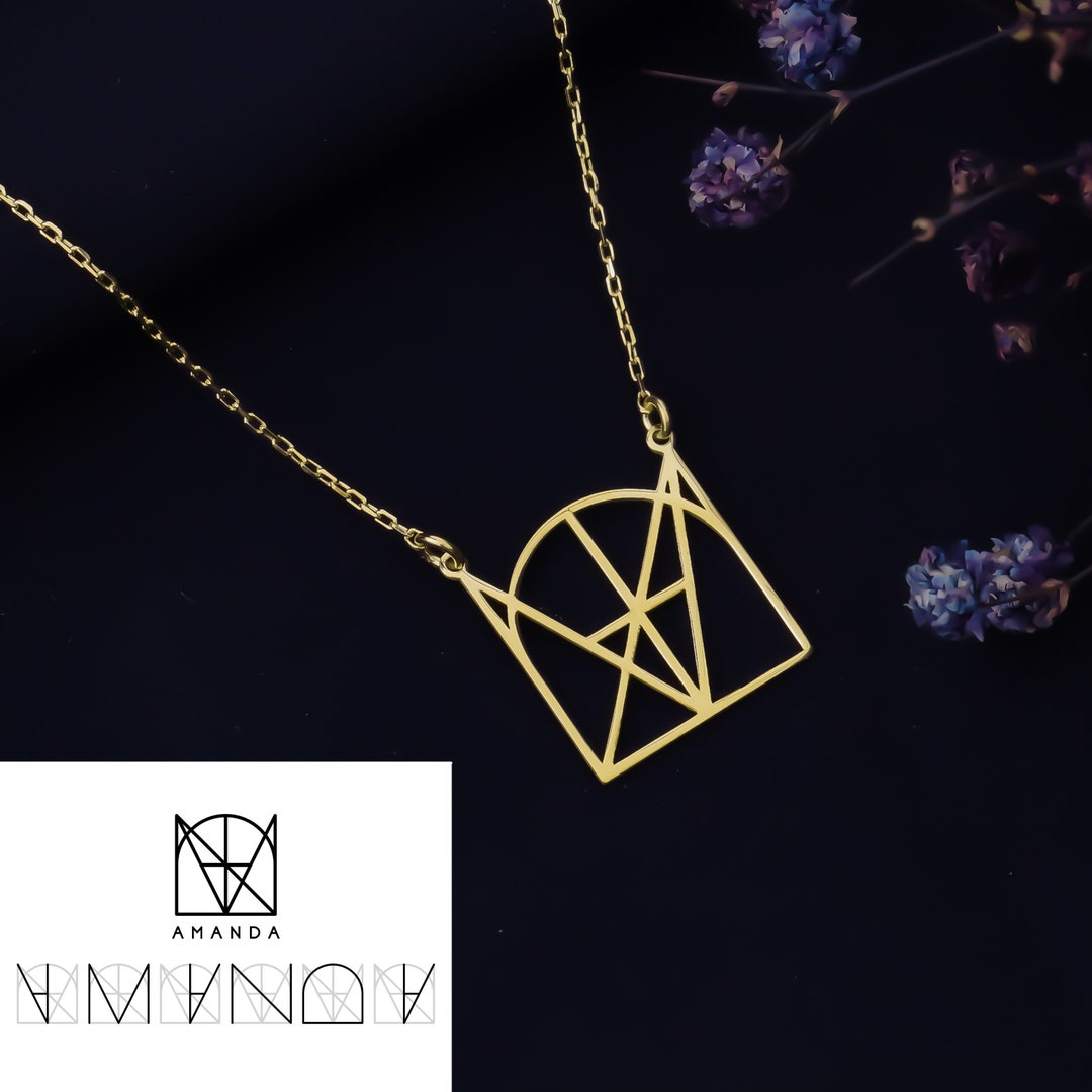 Personalized Handmade Unique Name Logo Necklace One of a Kind - Etsy