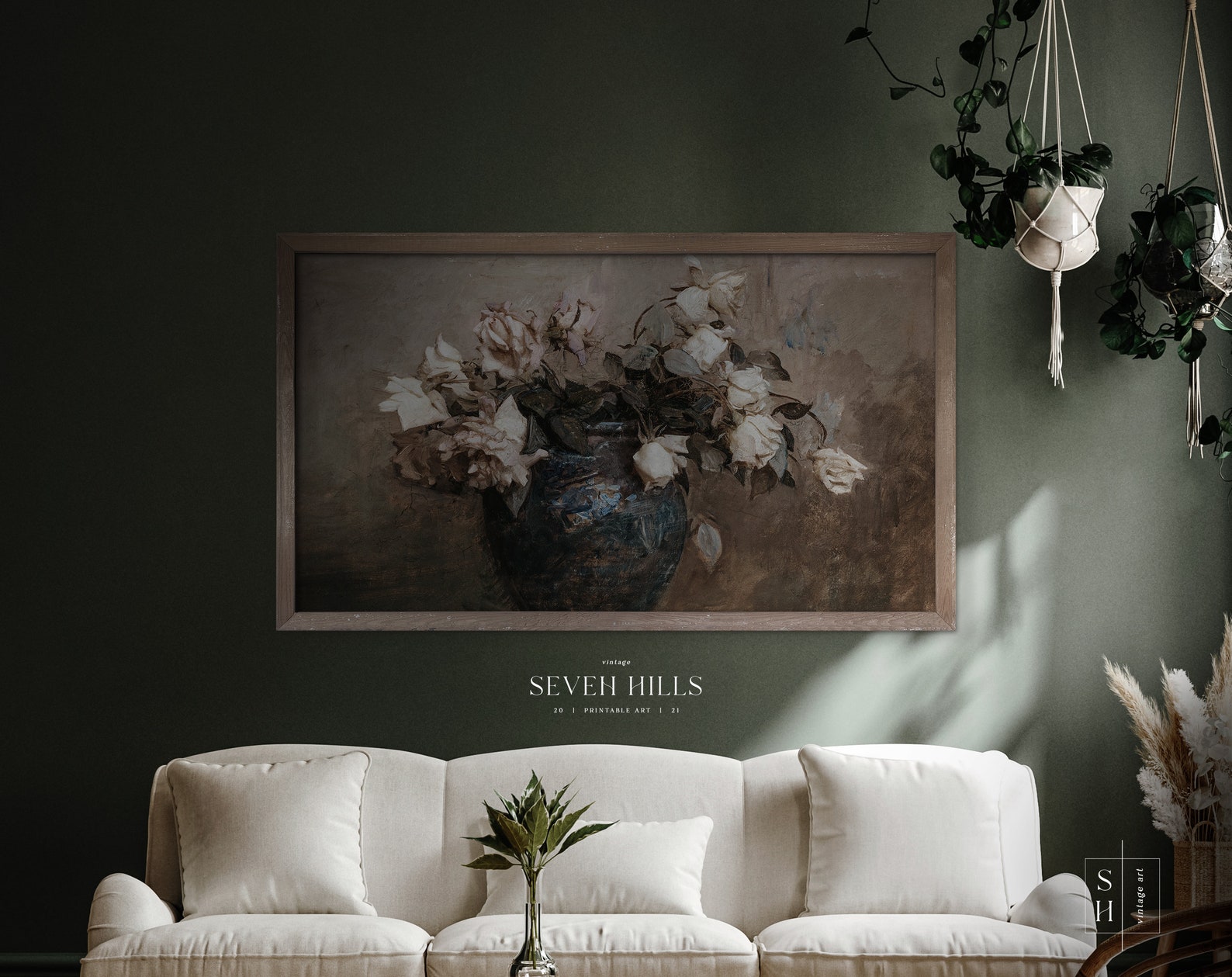 Floral Frame TV Art Roses Samsung Frame TV Botanical Digital - Etsy