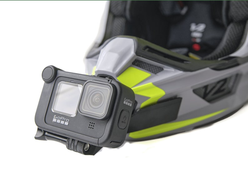 Fox V2 Motocross Helmet Gopro Compatible 3D Printed Chin Mount Adaptor ...