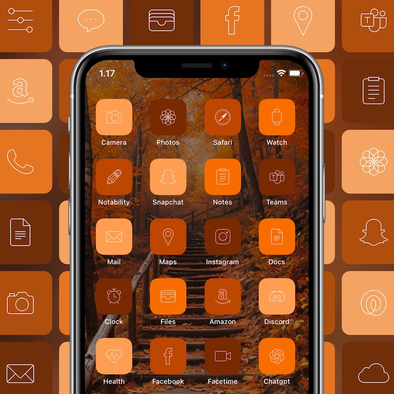 Fall App Icons - Etsy
