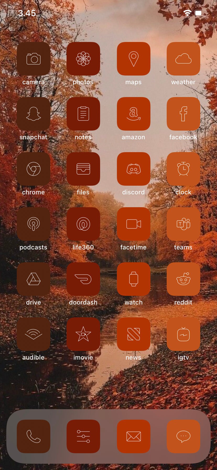 November App Icons, Ios 14 App Icons, Fall iPhone Icons, Autumn ...