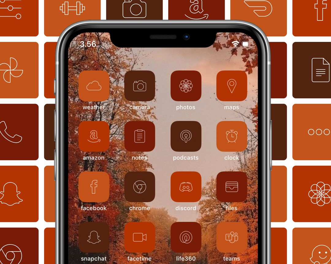 November App Icons, Ios 14 App Icons, Fall iPhone Icons, Autumn ...