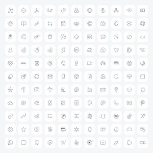 App Icons White Minimal App Icon Pack for iPhone App Icon Bundle for ...