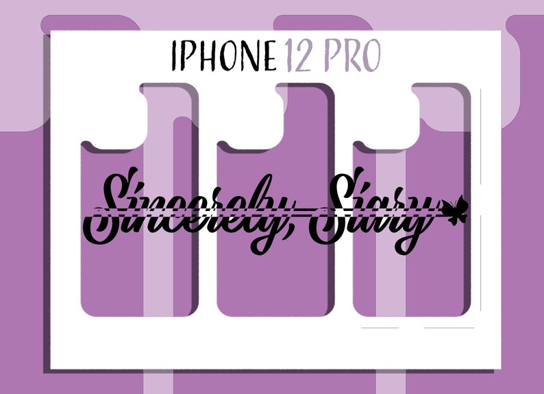IPhone 12 PRO Template for Sublimation - Etsy