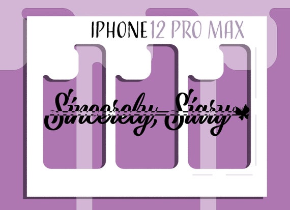 Iphone 12 PRO MAX Template for Sublimation - Etsy