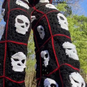Crocheted Skull Pants (x-large) - Etsy