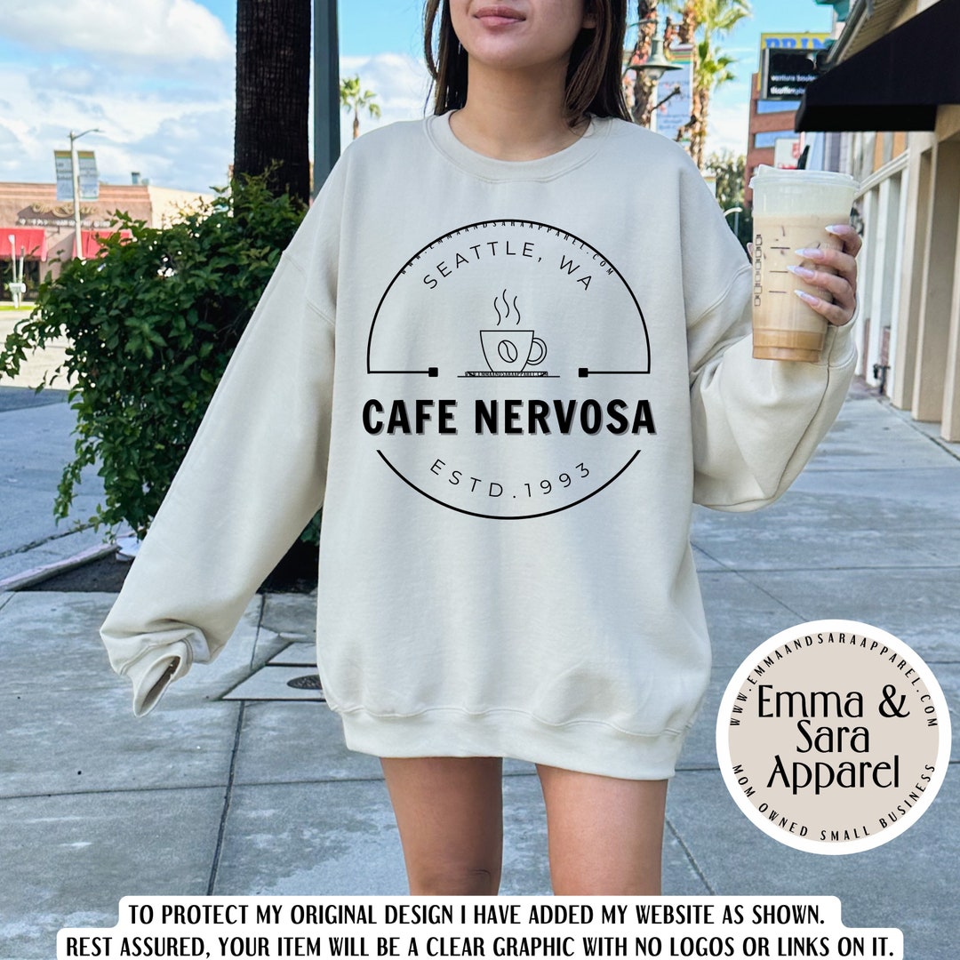 FRASIER CAFE NERVOSA Homage T-shirt, Frasier American Sitcom Shirt ...