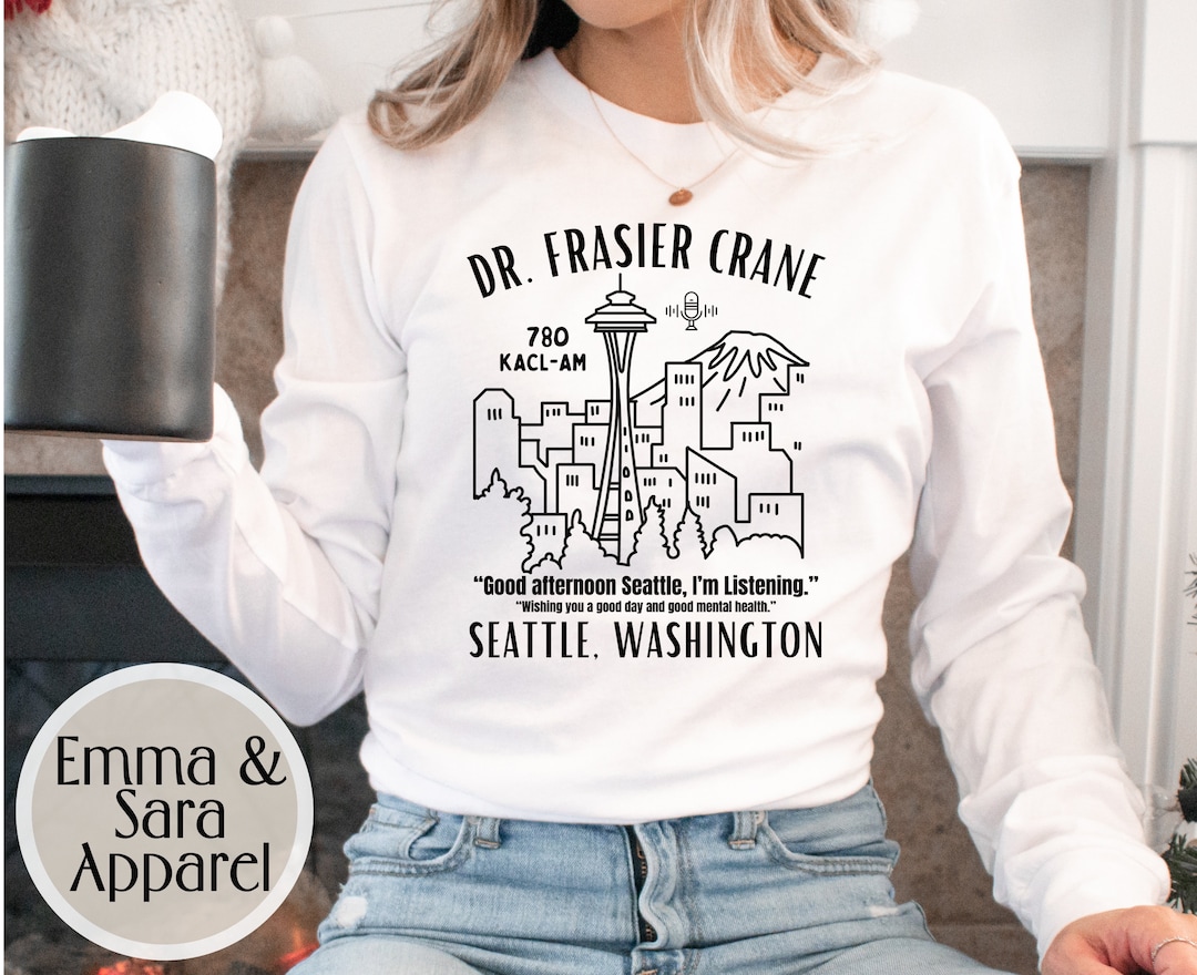 Frasier Crane Long Sleeve Shirt TV Show Gifts Niles Crane Cafe Nervosa ...