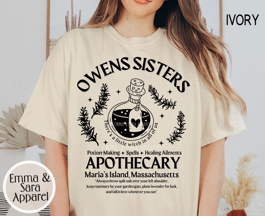 Practical Magic Shirt, Apothecary Shirt, Practical Magic Movie, Witch ...