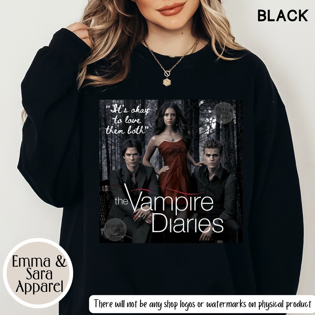 Vampire Diaries Sweatshirt, Mystic Falls, TVD Merch, Elena Gilbert ...