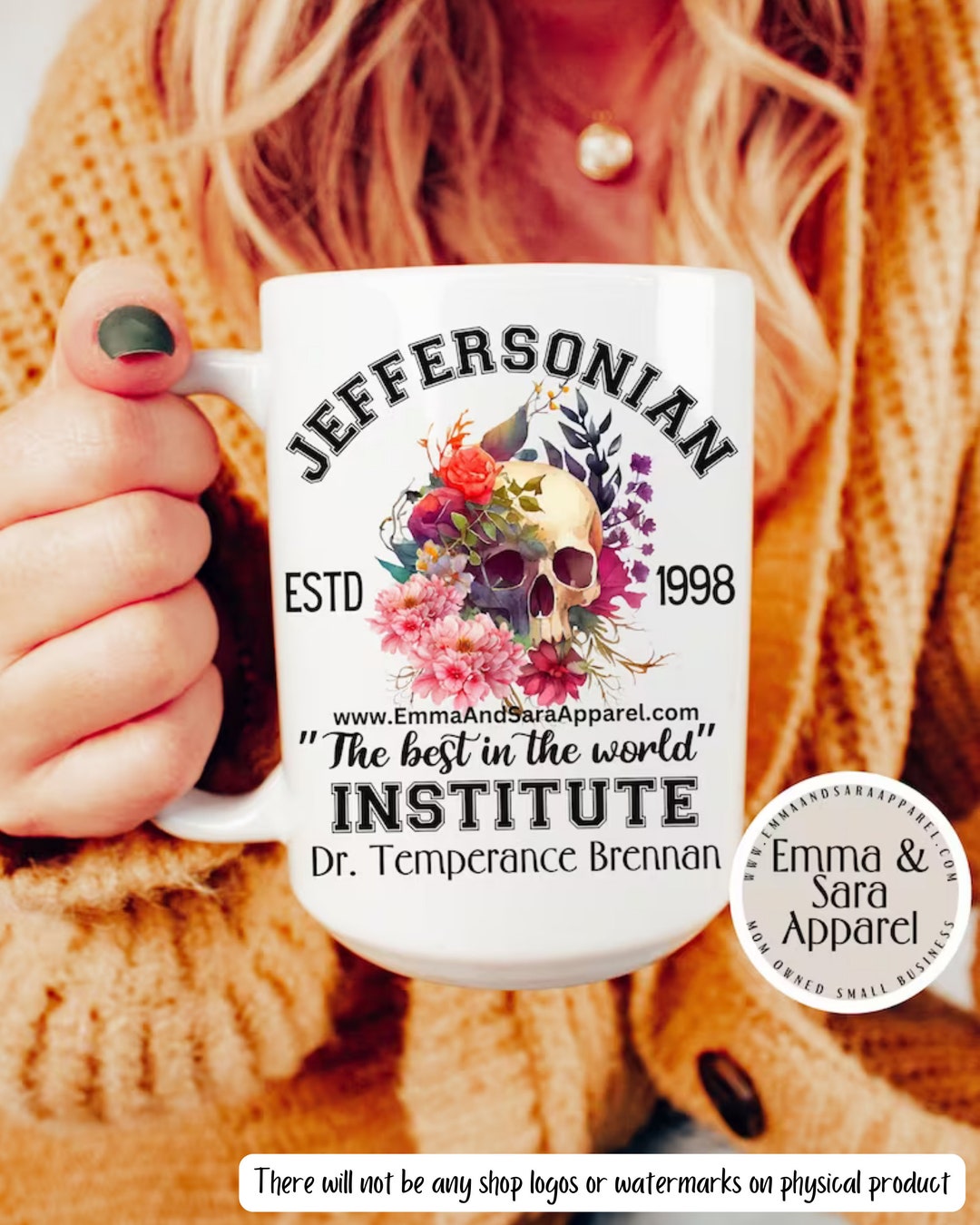 Jeffersonian Institute Mug, Bones Tv Show, Coffee Mug Gift, Television ...
