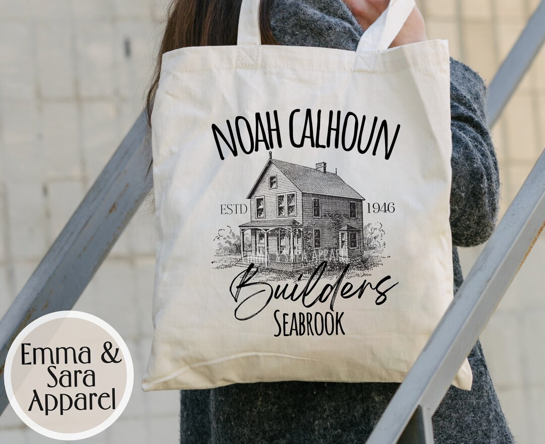 The Notebook Movie Noah Calhoun Book Tote Bag Gift for Book Lovers ...