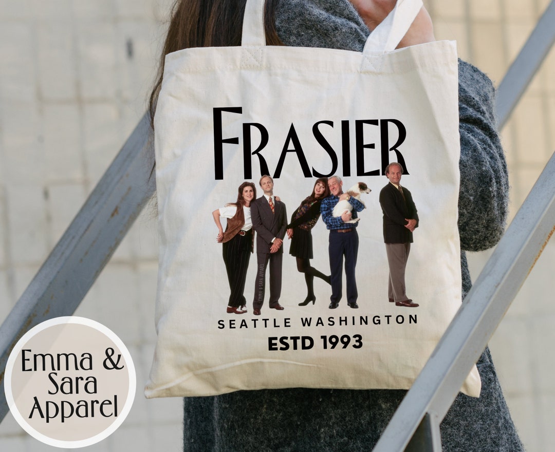 Frasier Crane Tote Bag, Homage Niles Crane, Cafe Nervosa, Psychologist ...
