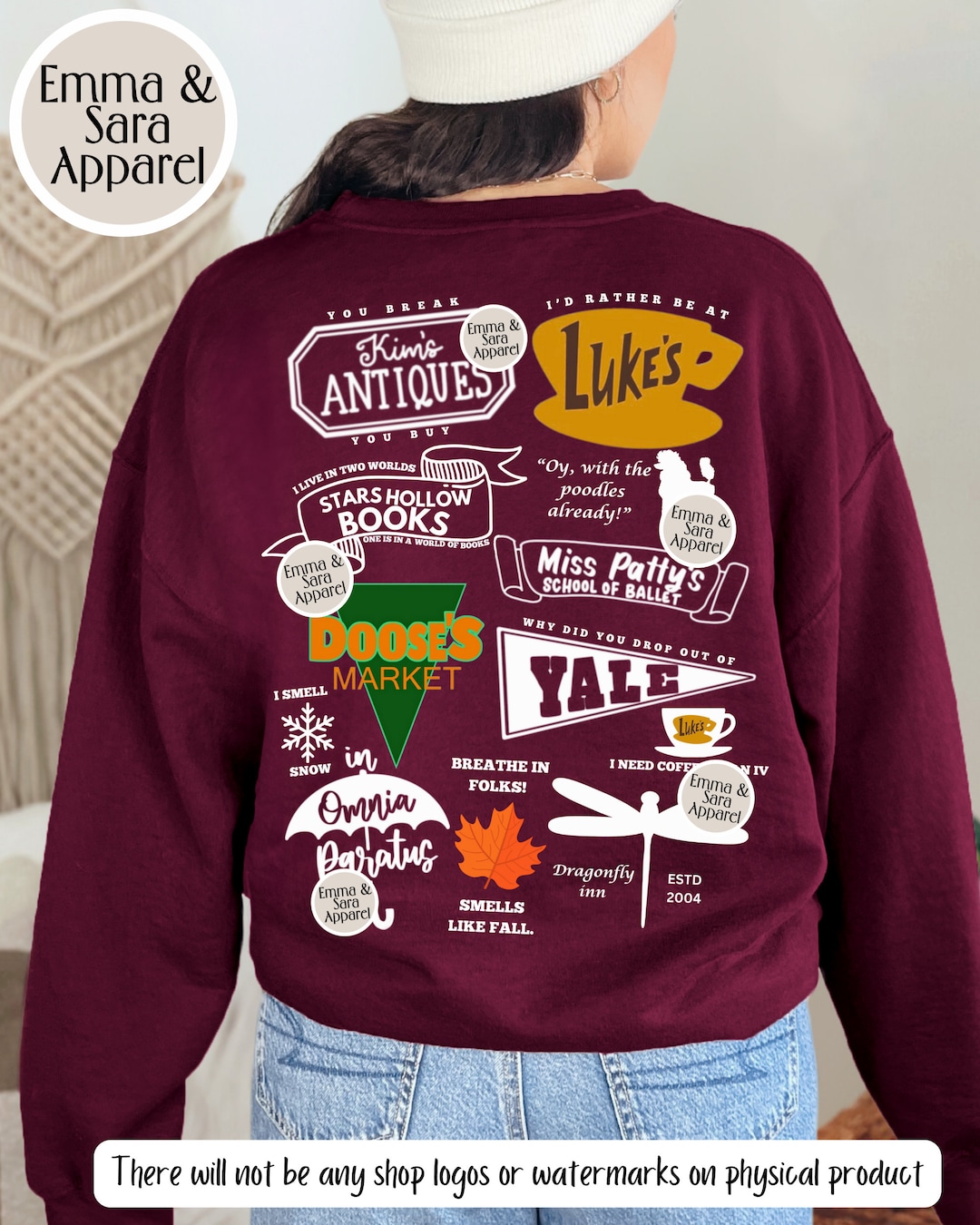 Gilmore Girls Gift, Gilmore Girls Sweatshirt, Lukes Diner Sweatshirt ...