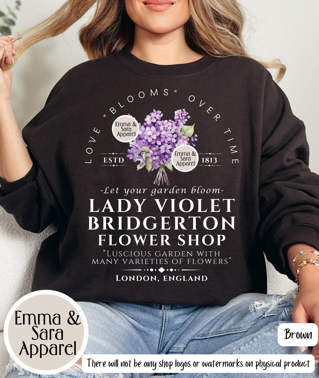 Violet Bridgerton Sweatshirt, Bridgerton Shirt, Bridgerton Gifts ...