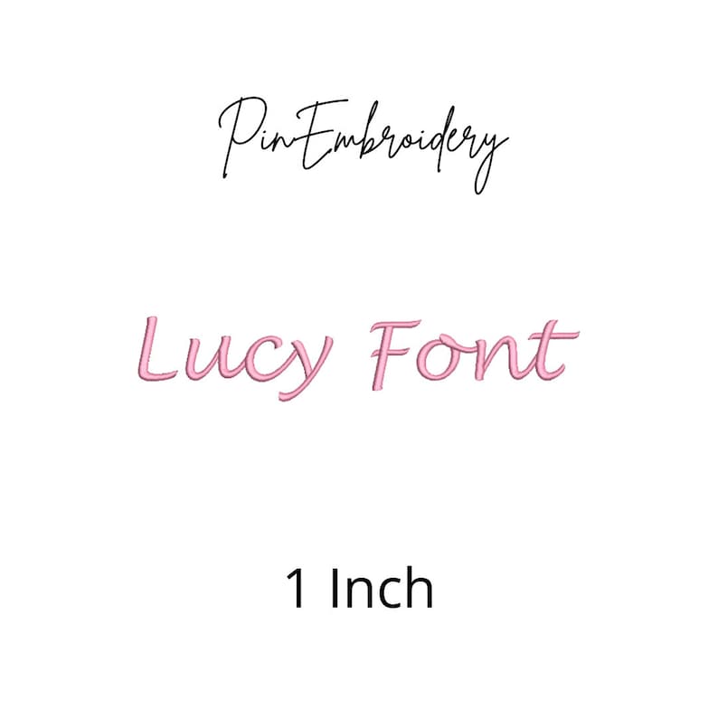 Lucy Script Font Machine Embroidery Font Scripts Fonts - Etsy