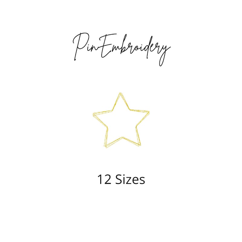 Star Embroidery - Etsy