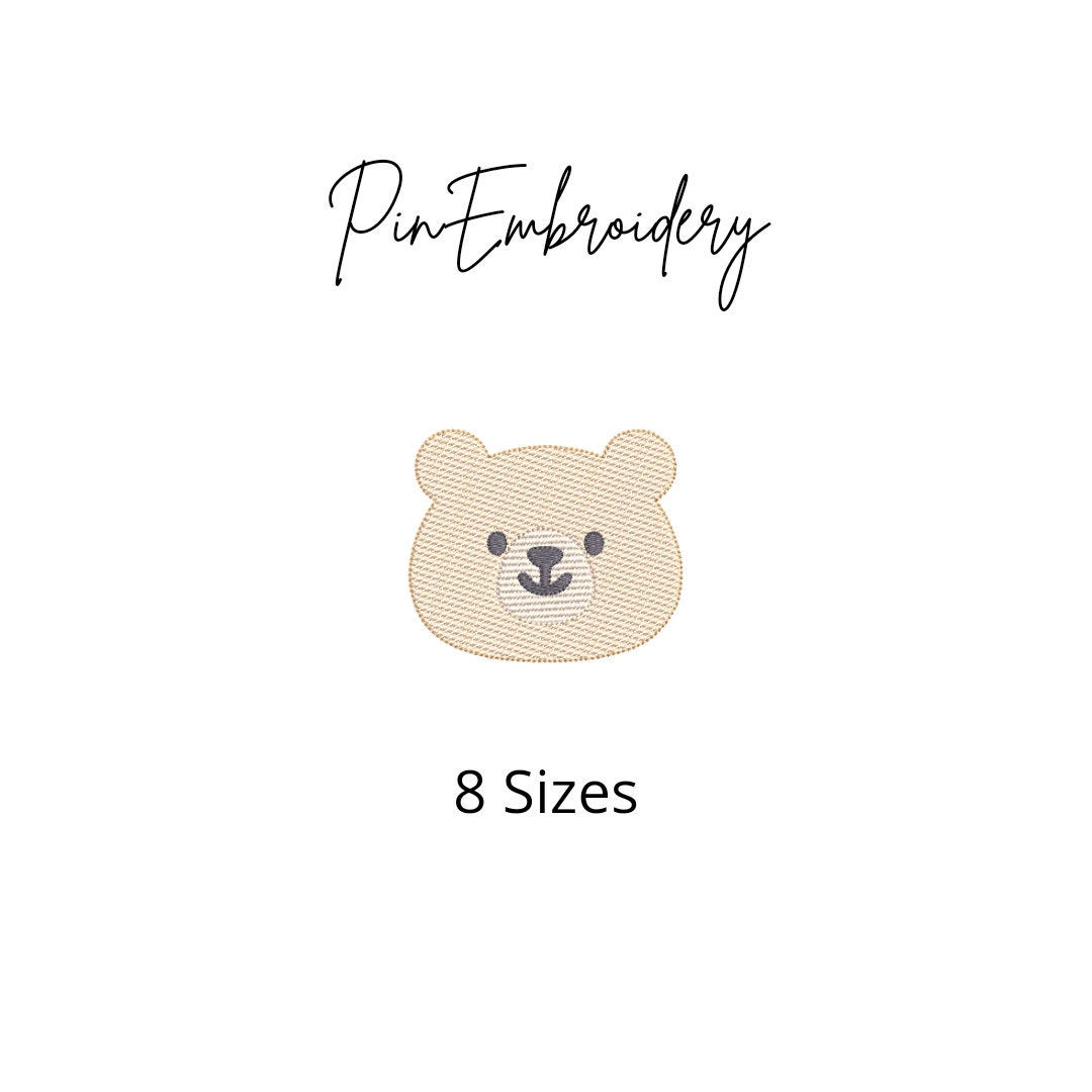 Teddy Bear Sketch Stitch Embroidery Design, Baby Animal (digital ...