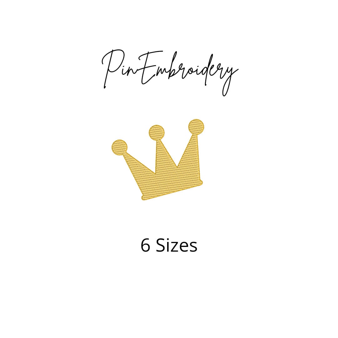 Crown Sketch Stitch Embroidery Design, Quick Stitch (digital Download ...