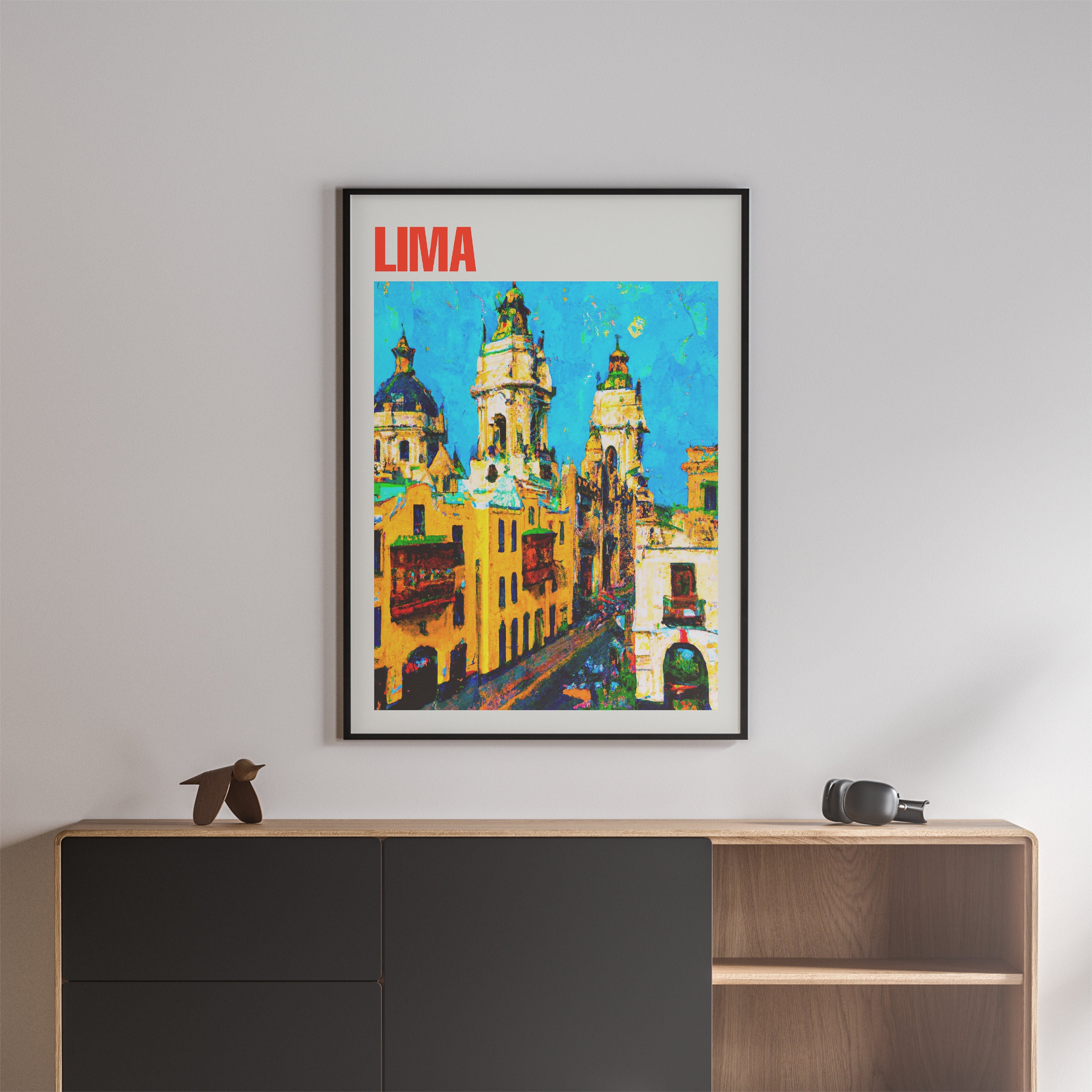 Lima Poster Lima Print Image Peru Poster Vintage Art Photo - Etsy