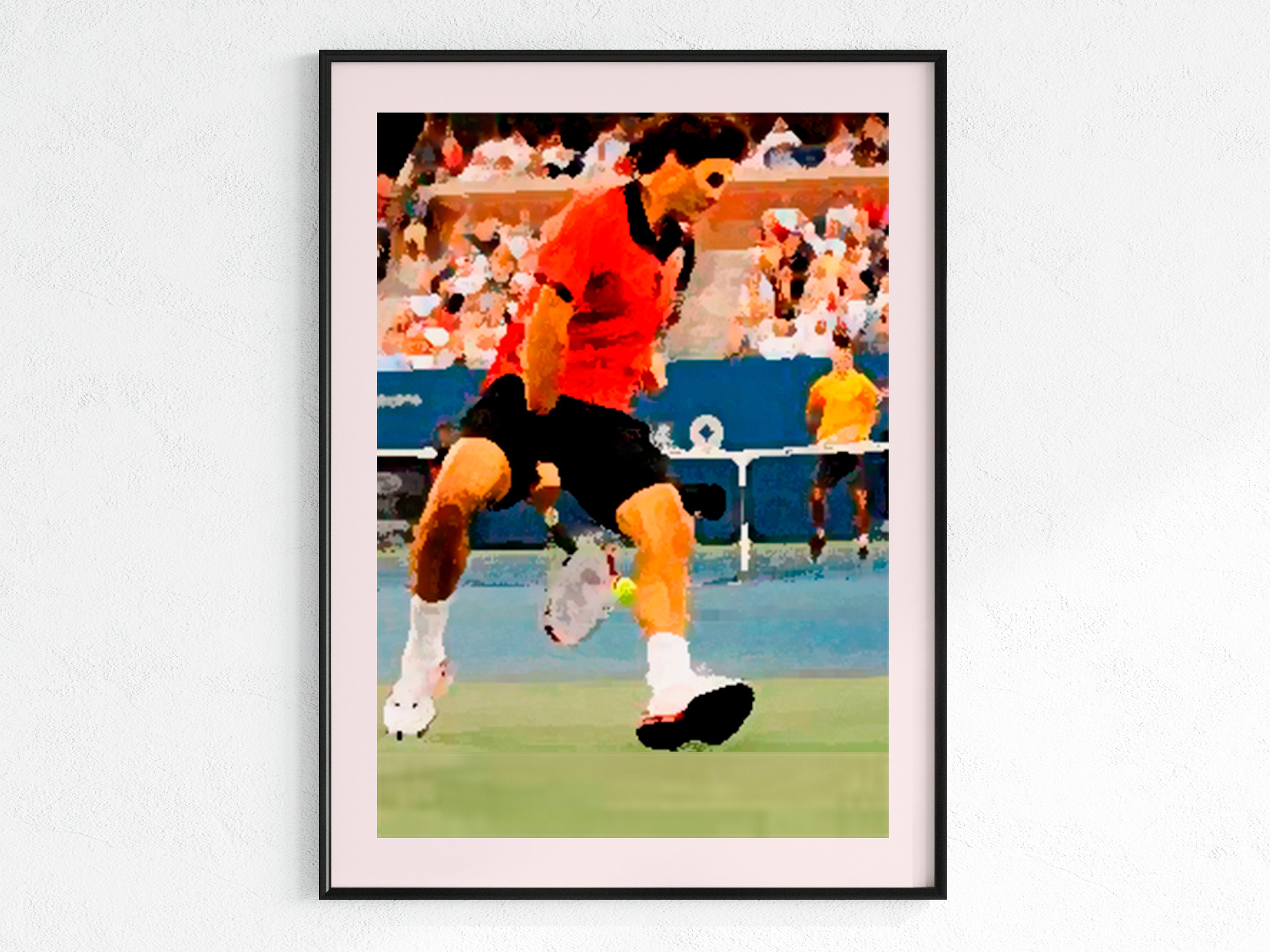 Roger Federer Poster Tennis Art Print, Federer Print, Tennis Fans, US ...