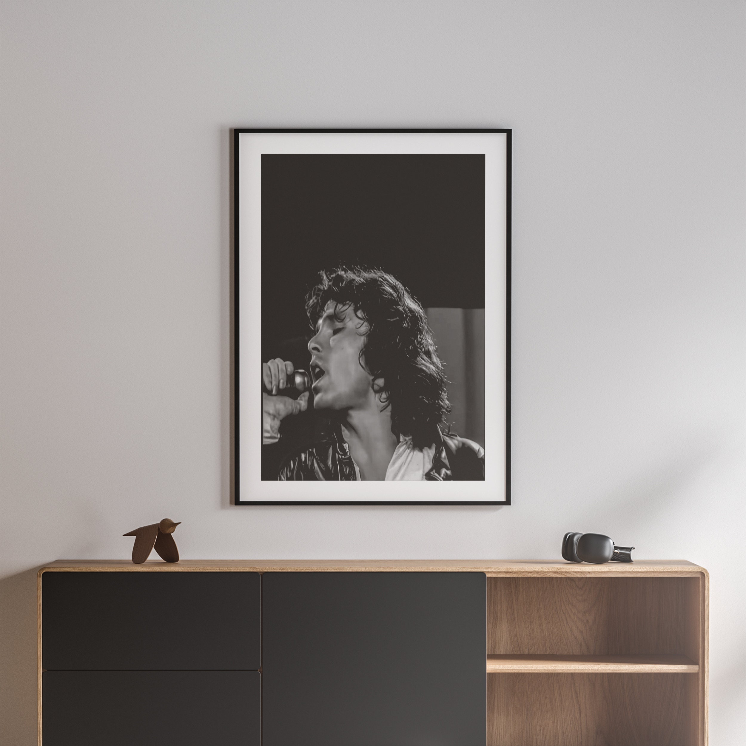 Jim Morrison Poster Jim Morrison Print Black and White - Etsy