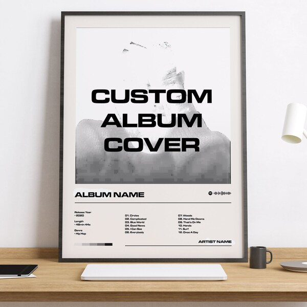 Custom Album Print Framed - Etsy