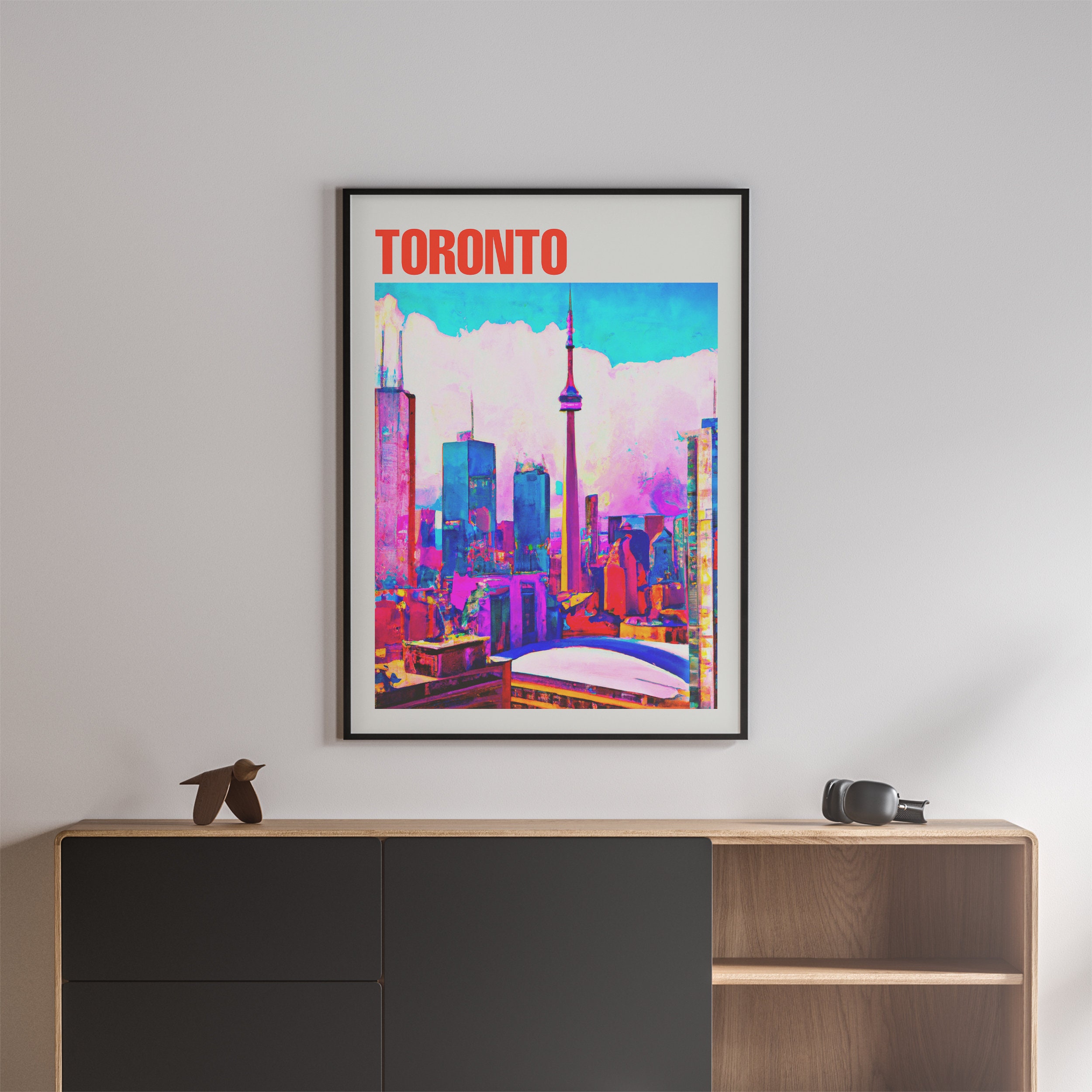 Toronto Poster, Toronto Print, Canada Poster, Canada Print, Wall Art ...