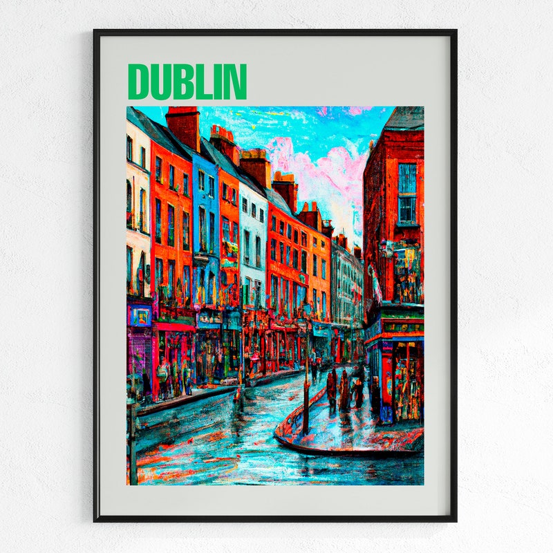 Dublin Poster - Etsy UK