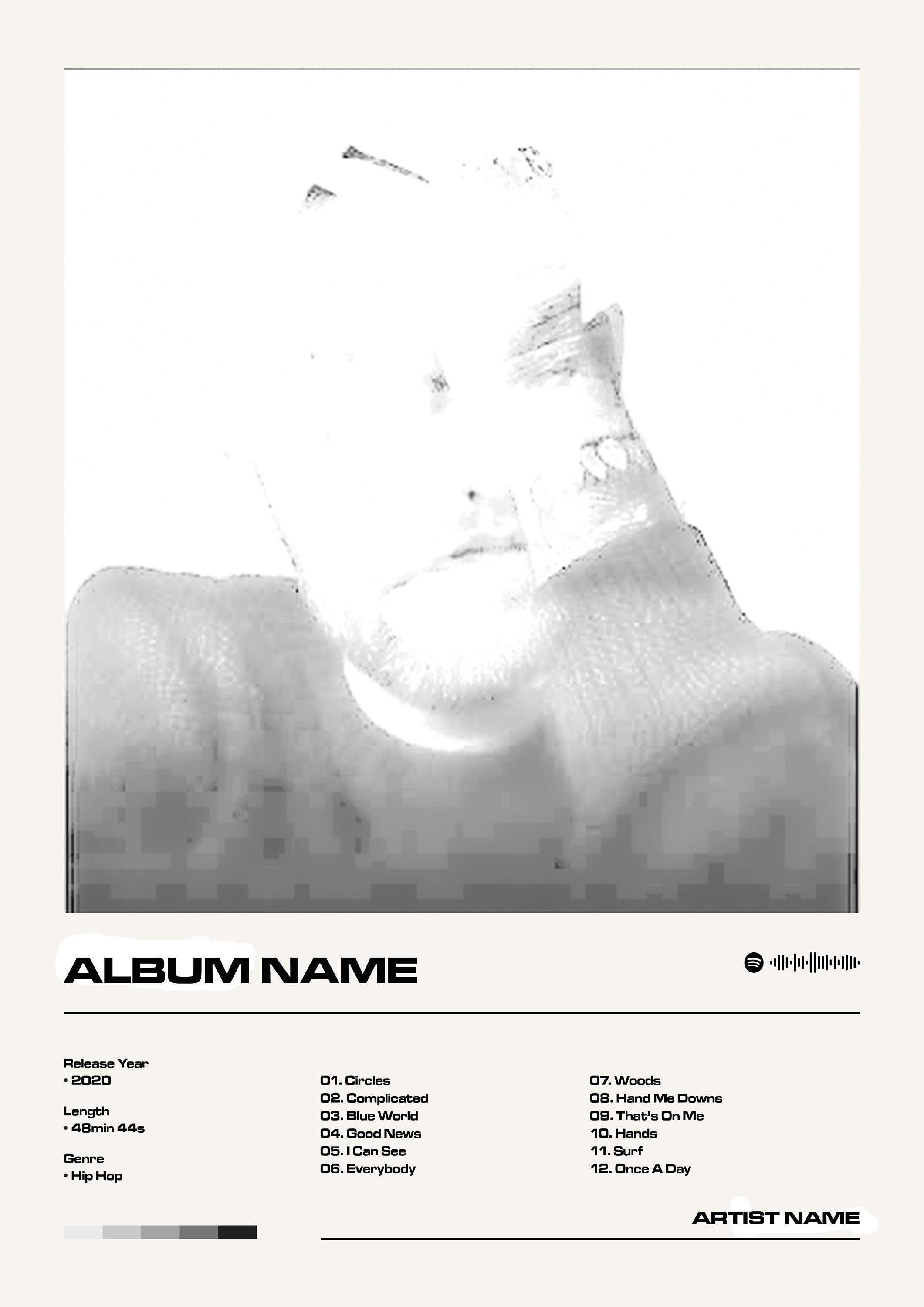 Custom Album Cover Album Poster Framed Poster Art Print Personalized ...