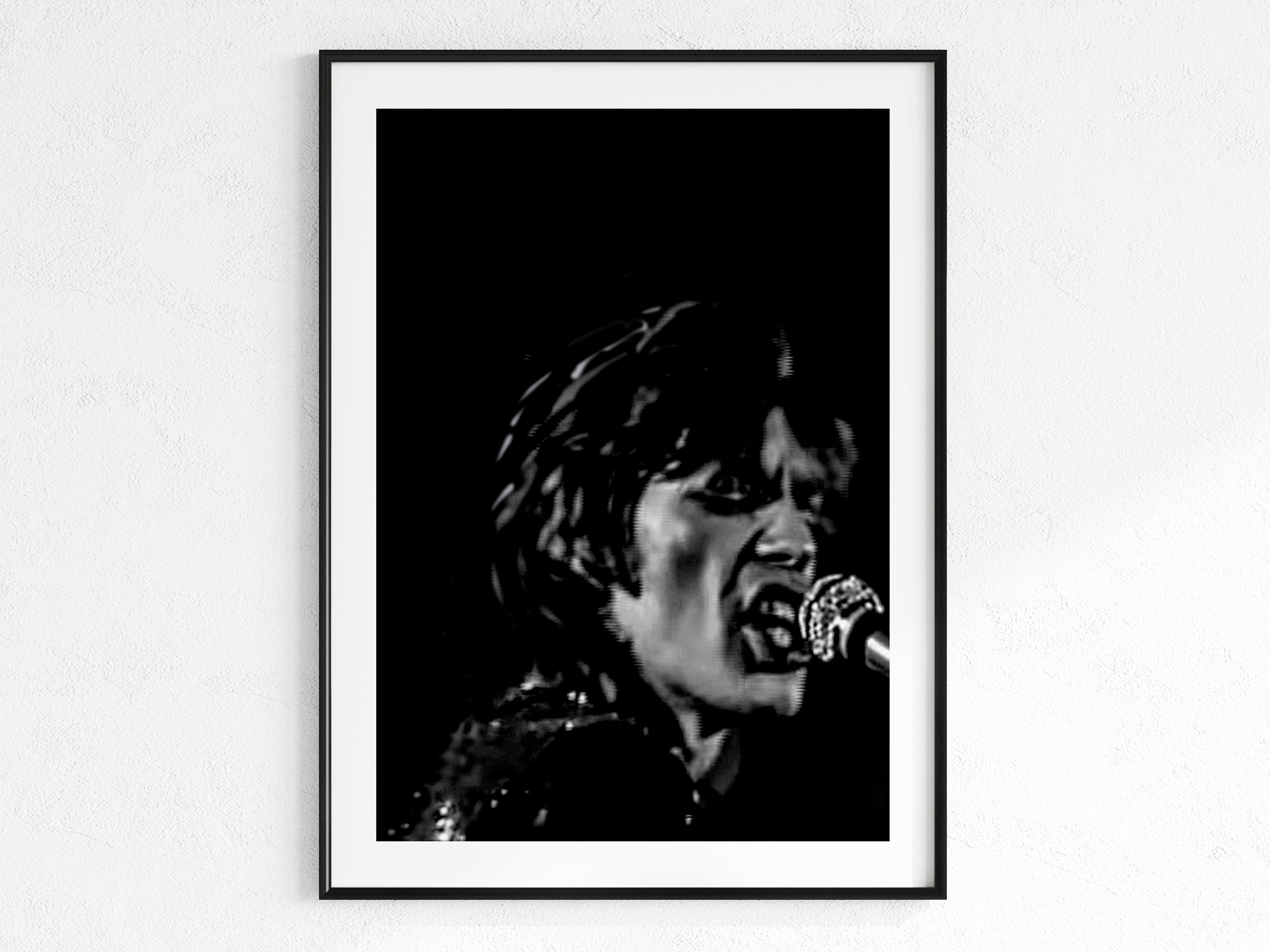 Mick Jagger Poster Mick Jagger Print Black and White Print the Rolling ...