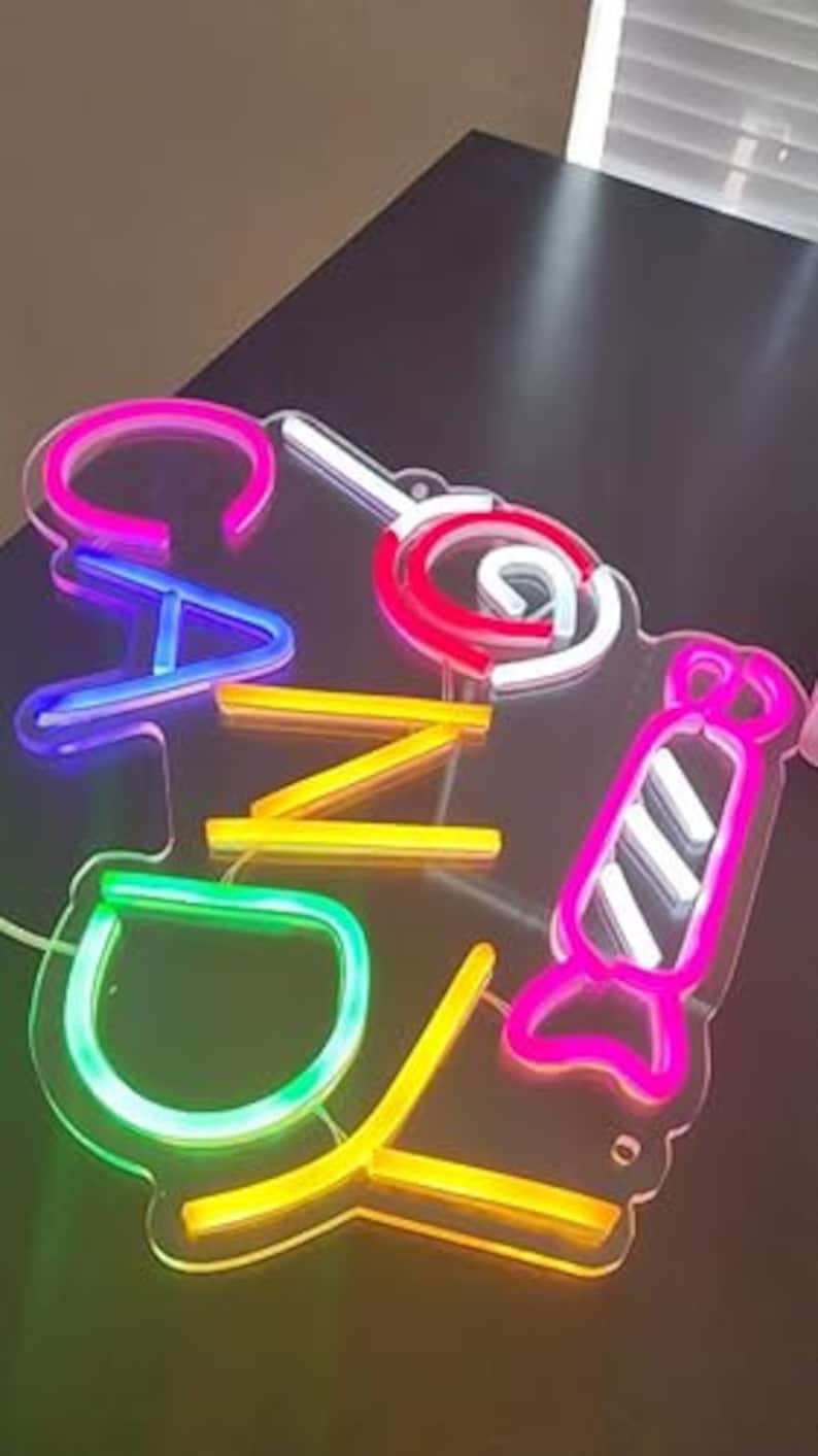 Custom LED Neon Sign Bespoke Signage Personalised Lighting - Etsy
