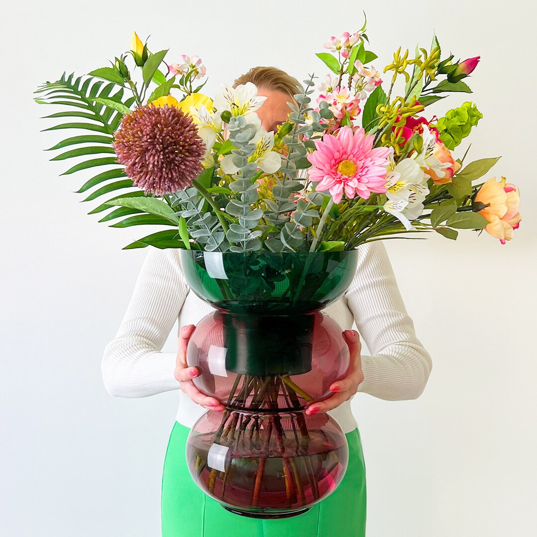 NEW Cloudnola Luxurious Bubble Vase XL, Handmade Vase, Reversible Vase ...