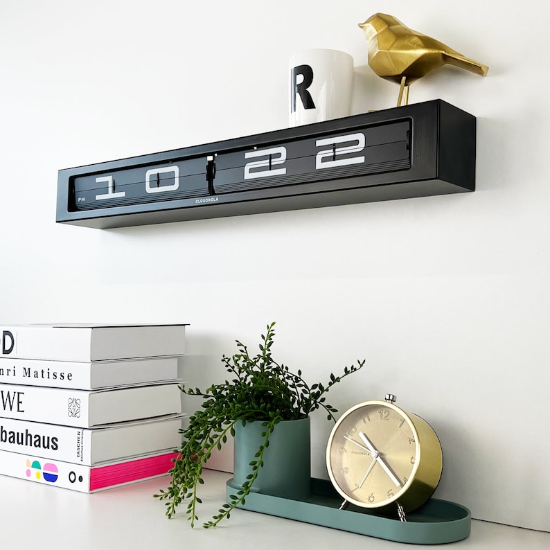 XL Retro Split-flap Clock by Cloudnola – Timeline Limited Edition | 24 ...