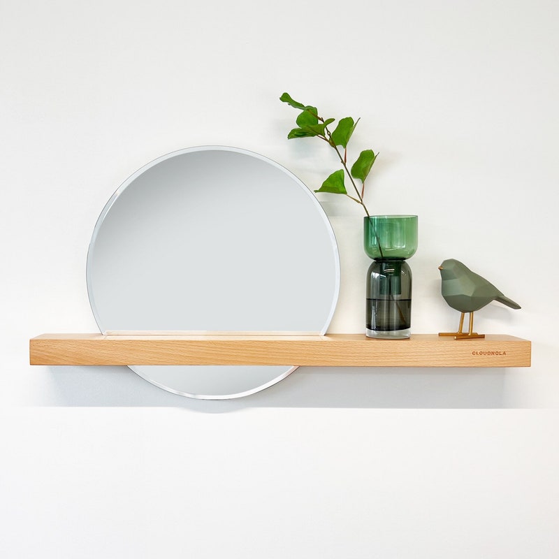 Mirror With Shelf - Etsy