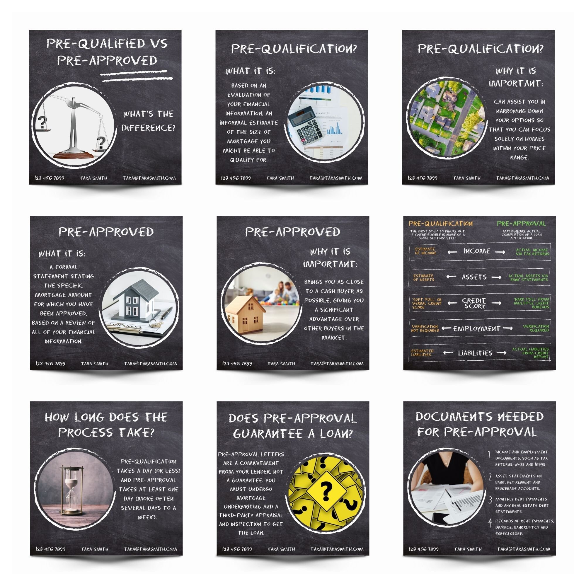 Prequalified Vs Preapproved Video, Canva Customizable Video Template ...