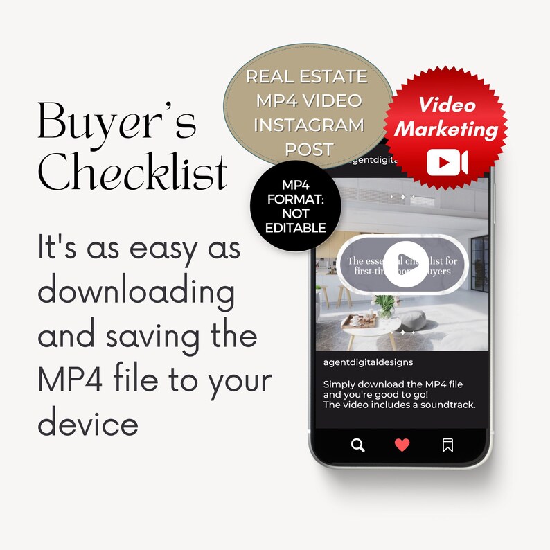 Social Media Video Post, the Essential Checklist for First-time Home ...
