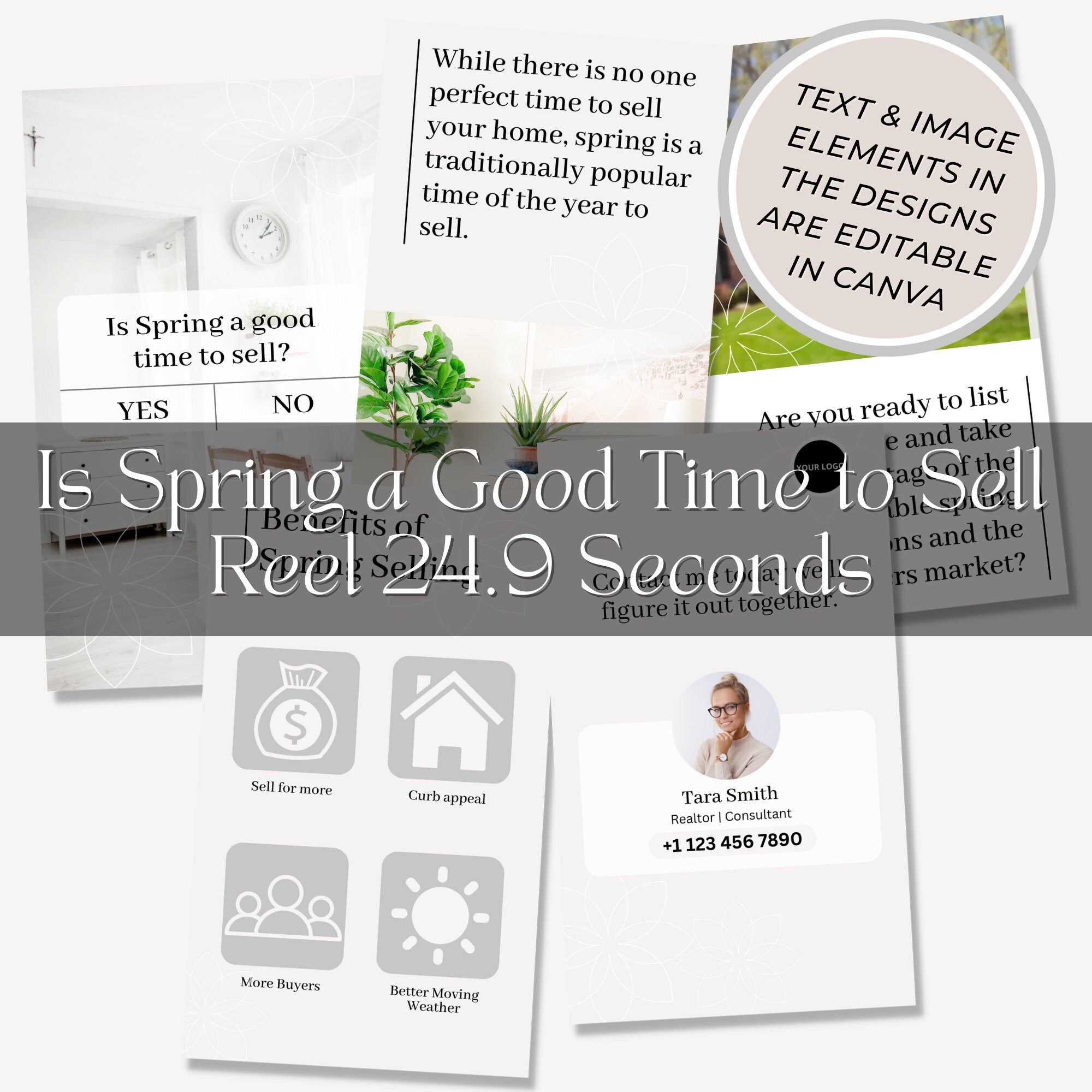 5 Spring Reel Set for Real Estate, Spring Cleaning Guide, is Spring a ...