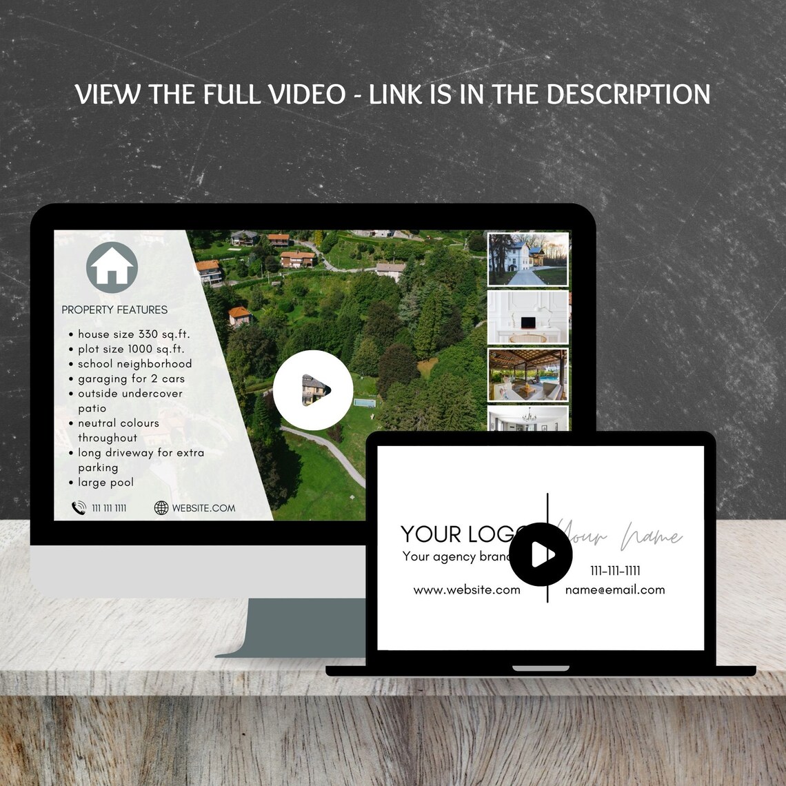 Property for Sale Video, Canva Customizable Video Template, Real Estate ...