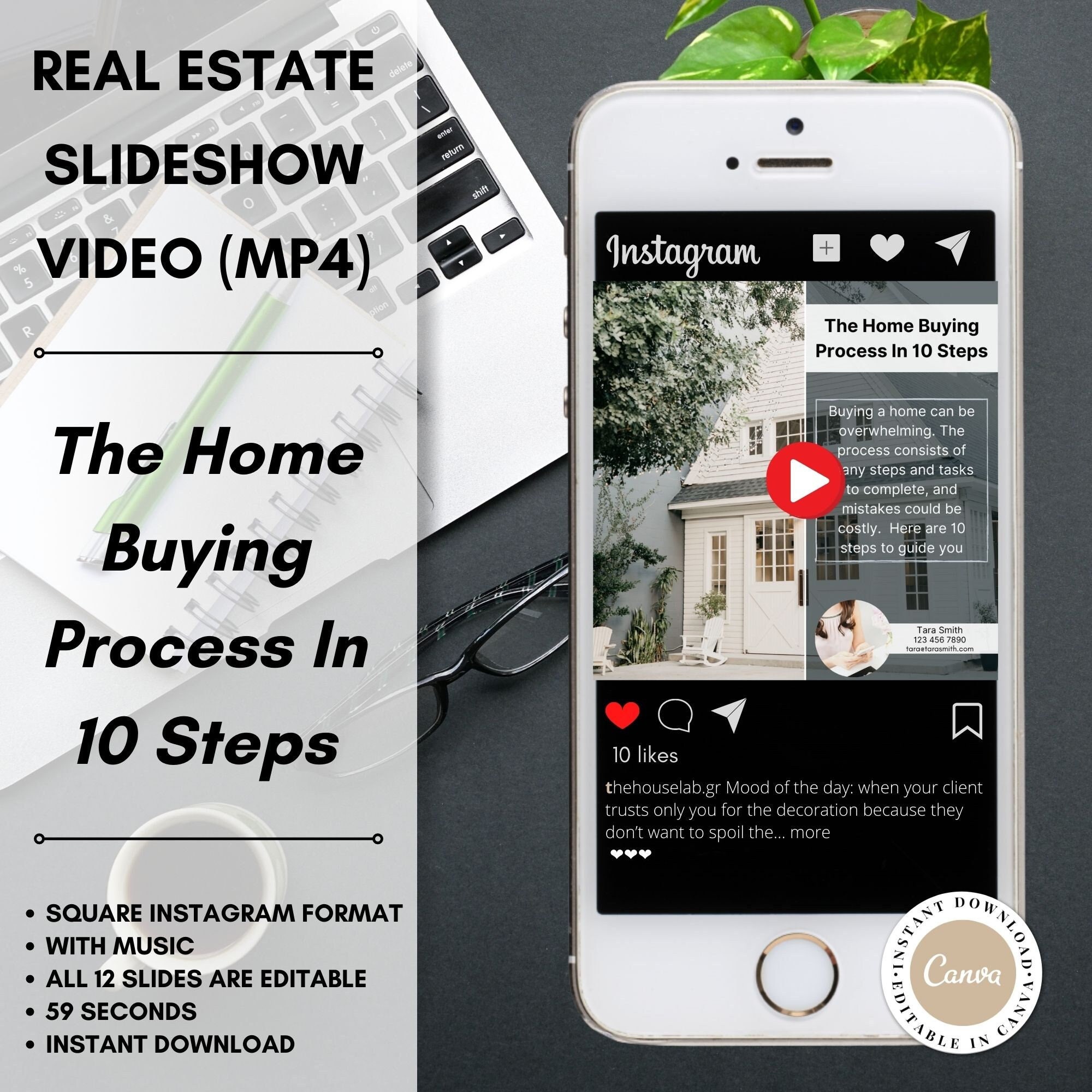 Real Estate Video Marketing Home Buying Process Real Estate | Etsy
