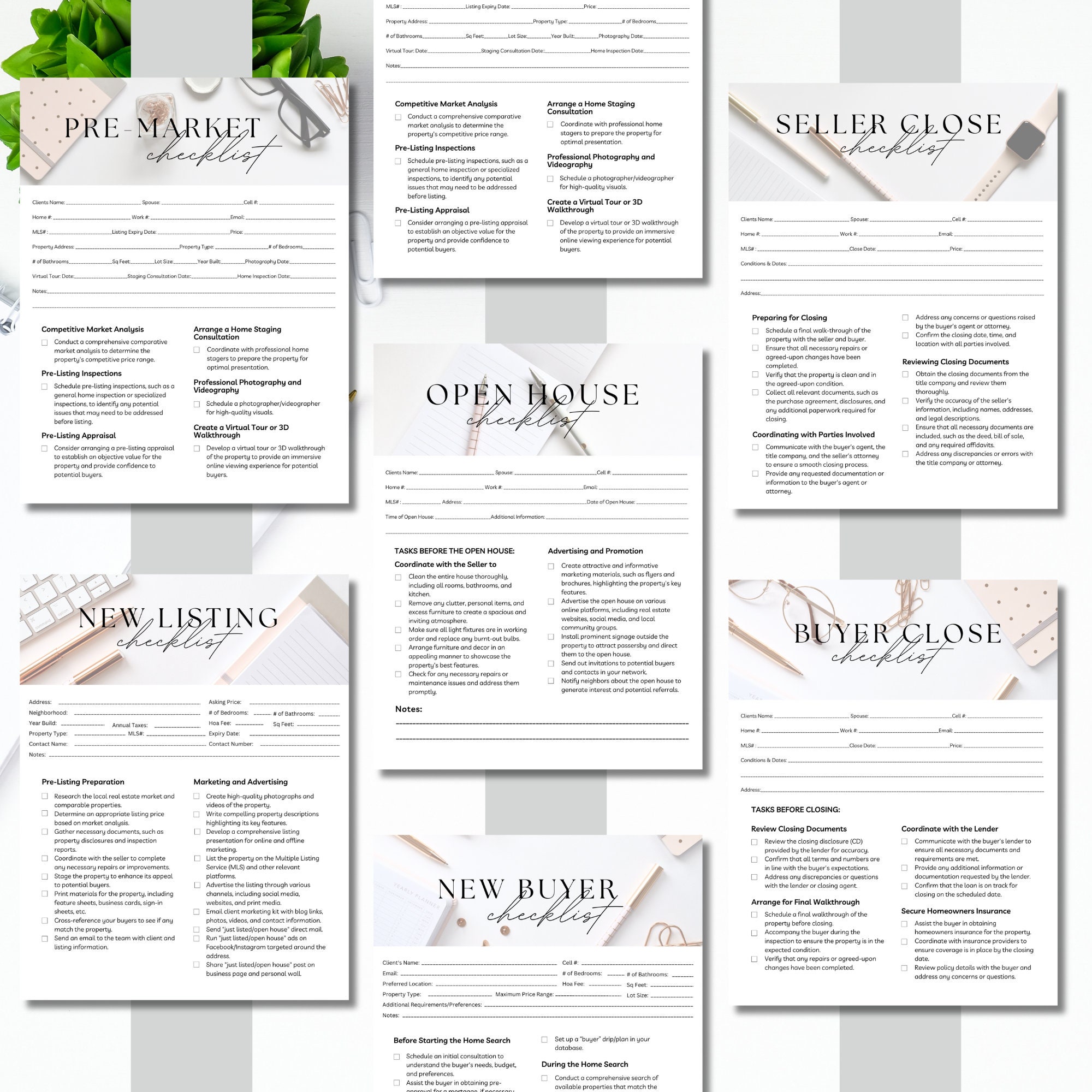 6 Checklists for Real Estate Agents: Streamline Your Tasks and Boost ...