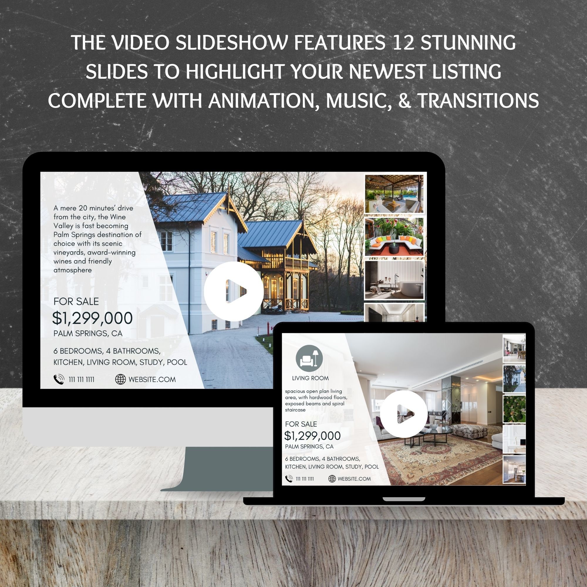 Property for Sale Video, Canva Customizable Video Template, Real Estate ...