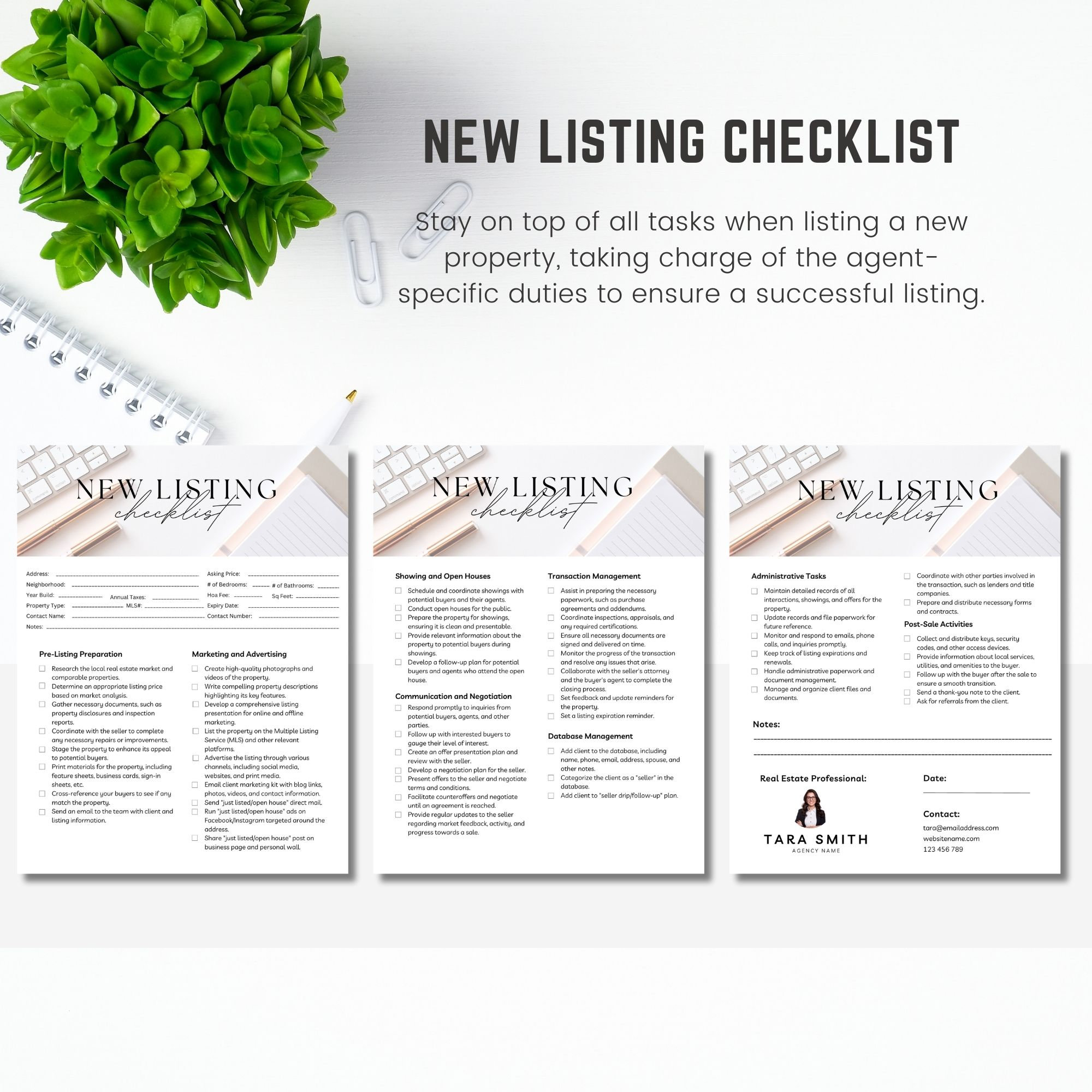 6 Checklists for Real Estate Agents: Streamline Your Tasks and Boost ...