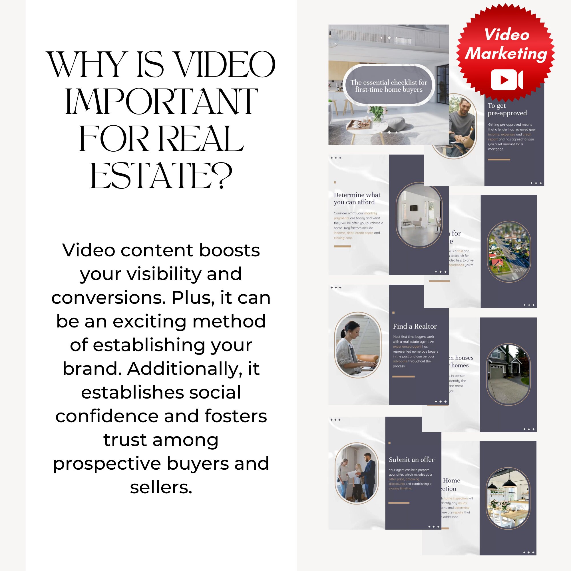 Social Media Video Post, the Essential Checklist for First-time Home ...