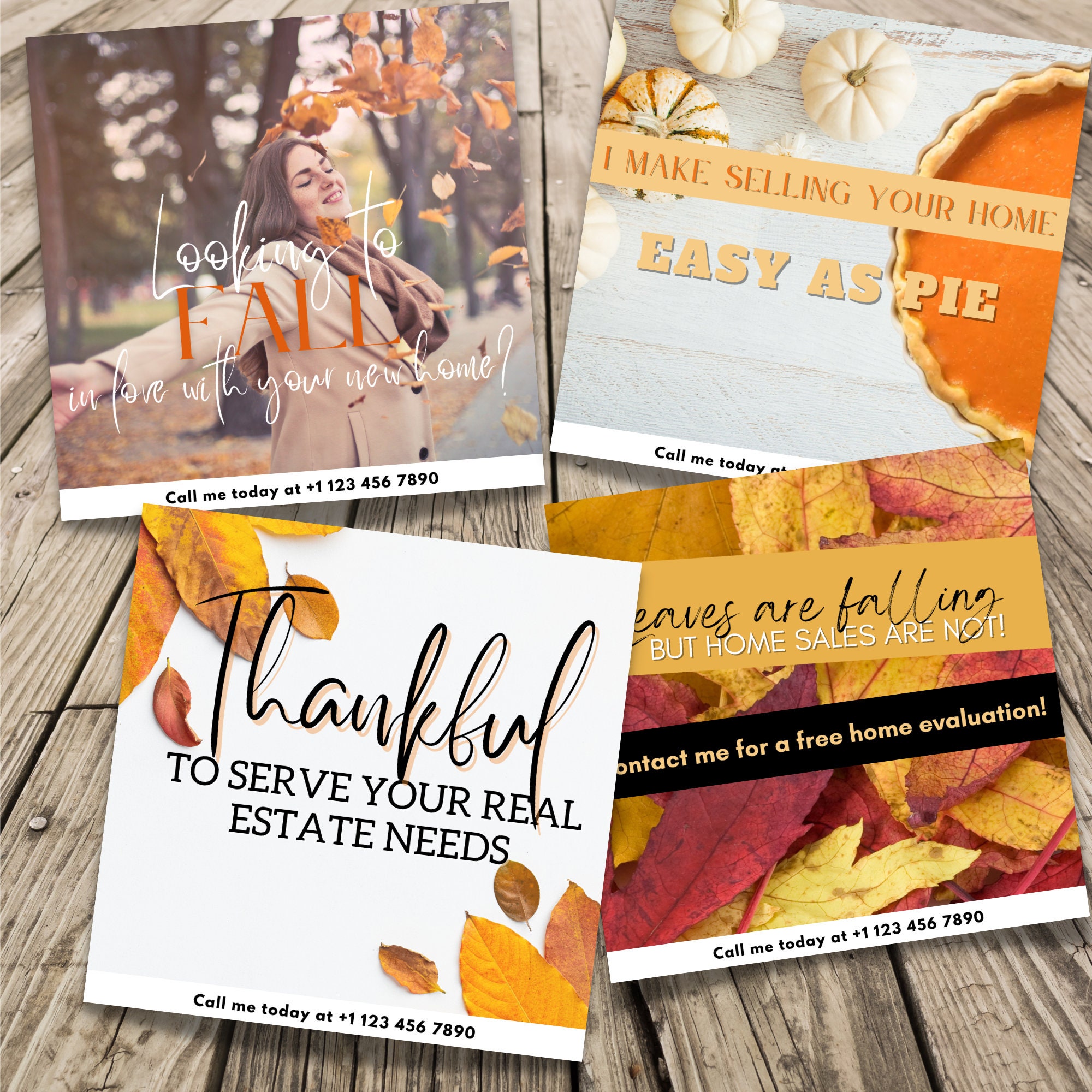 40 Fall Real Estate Social Media Posts, Halloween, Thanksgiving, Real ...