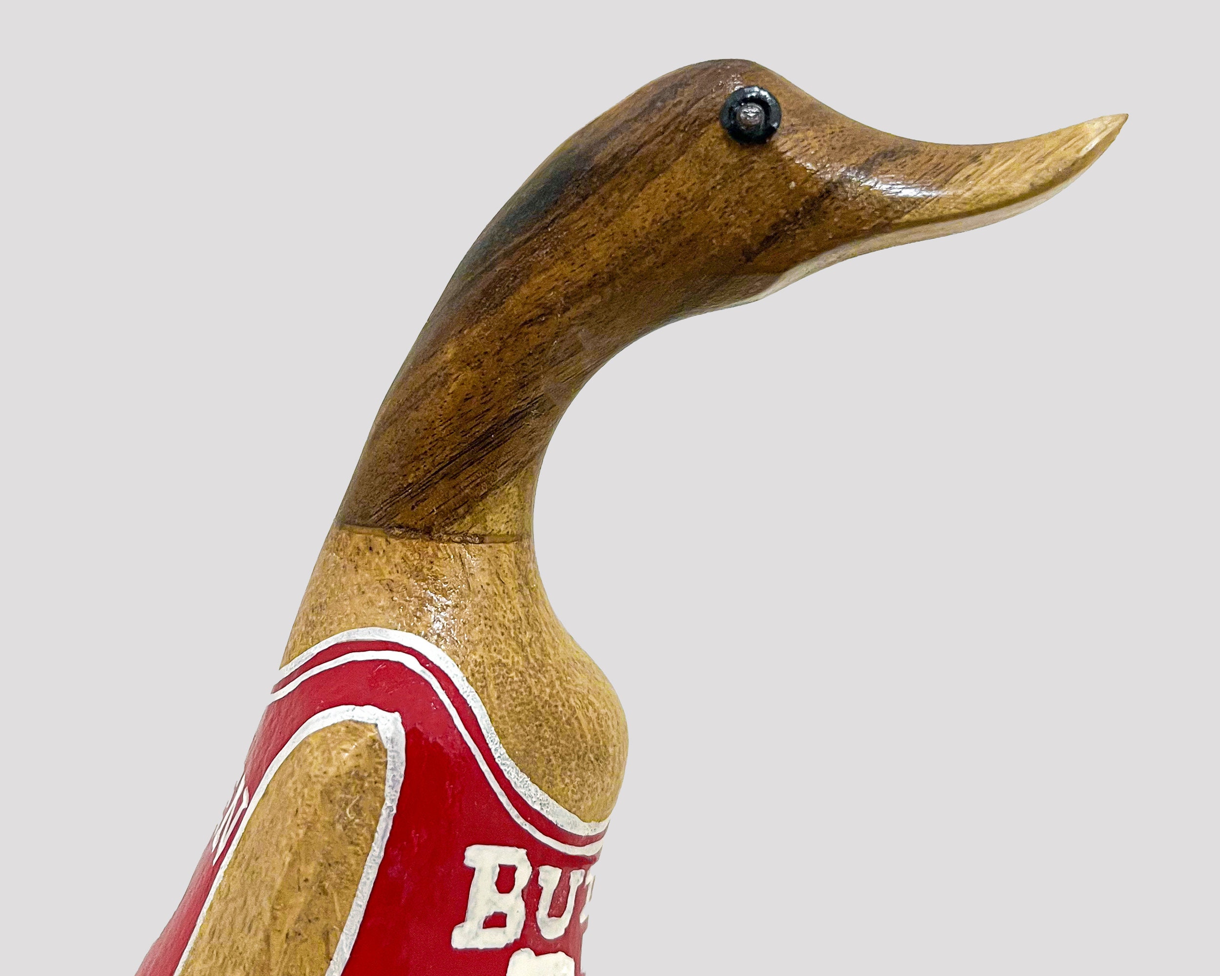 Wooden Duck Basketball, Duck Sport, Gift for Him, Basketball Sculpture ...